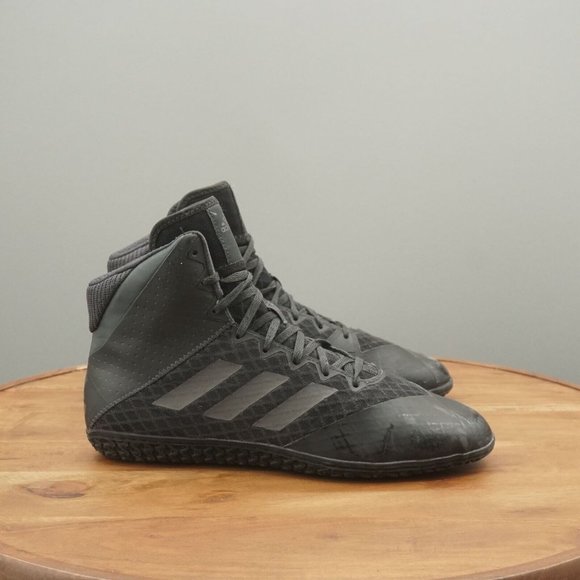 adidas | Shoes | Adidas Mens Mat Wizard 4 Wrestling Shoes Black Lace Up ...